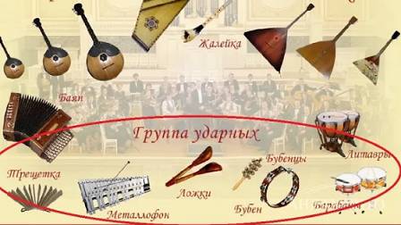 МУЗЫКА. ИНСТРУМЕНТЫ. ОРКЕСТР. РУССКИЙ НАРОДНЫЙ. ЛОЖКИ. ТРЕЩЕТКИ.
