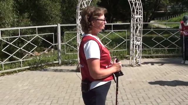 Открытая тренировка (мастер - класс) по северной ходьбе в г. Фурманов Ивановской области 18.07.24 г.