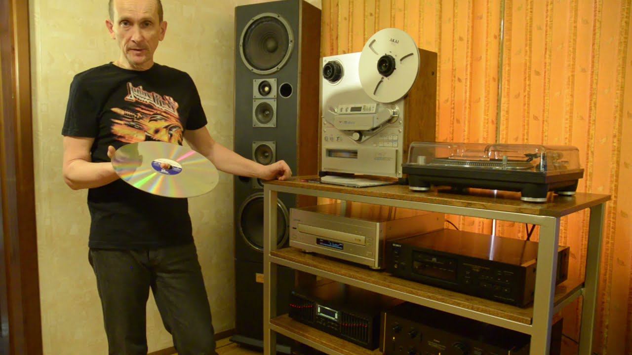 Звучание стереосистемы, Pioneer CLD 939, Sansui D907X, акустические системы на основе 75-ас.