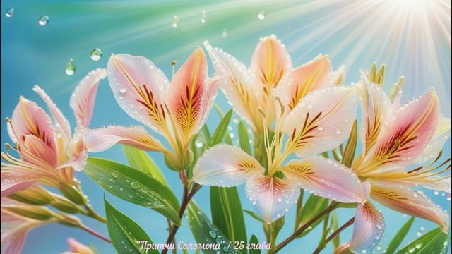 "Притчи Соломона" / 25 ГЛАВА