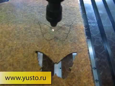 Резка натурального войлока на лазерном станке