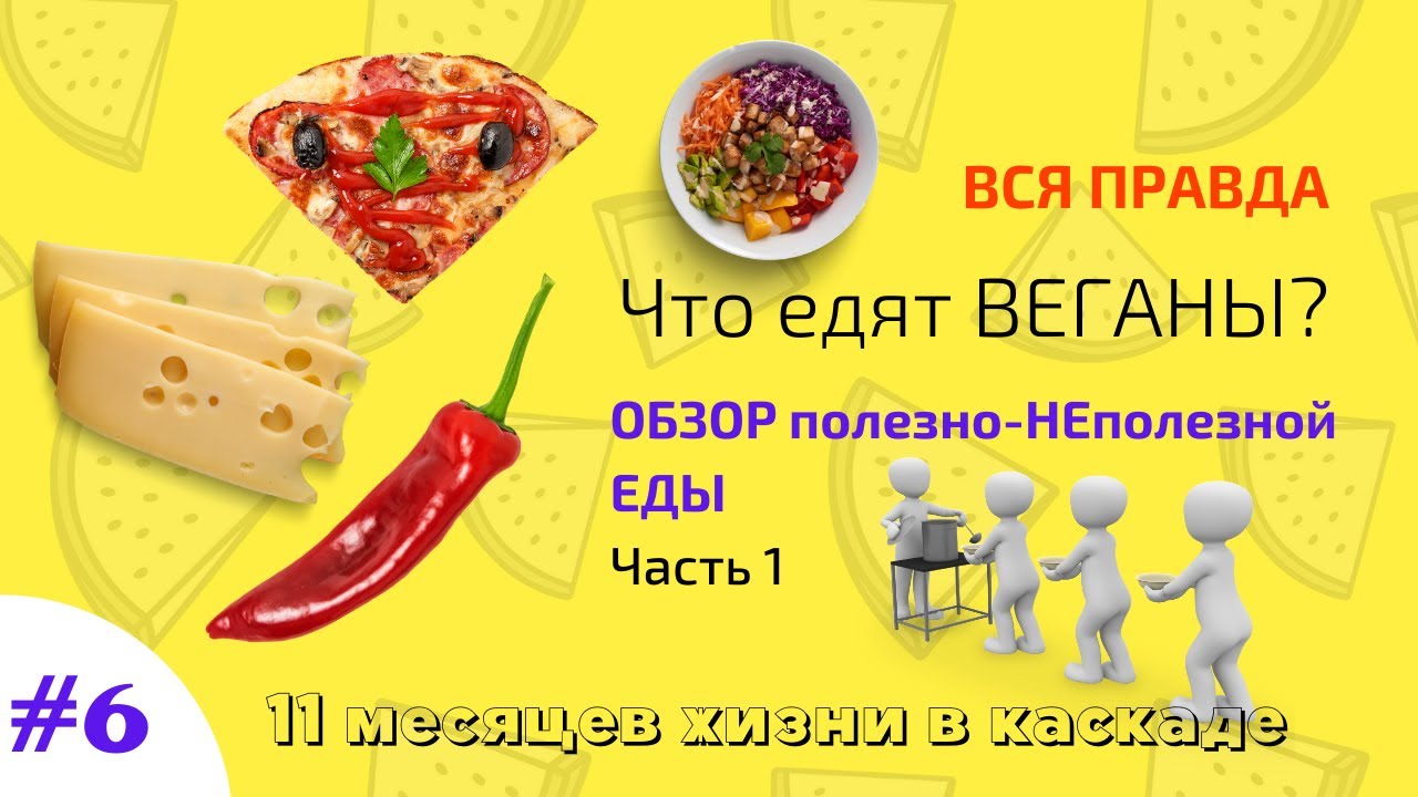 6️⃣  Веганские и НЕ веганские продукты-1 ЧАСТЬ.