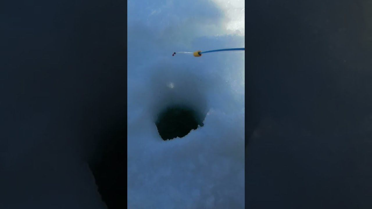 Моя вторая рыбалка со льда в 2024 году