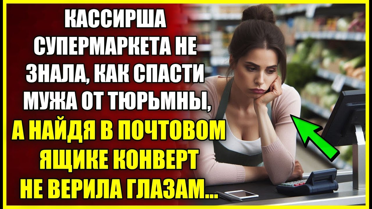 Кассирша супермаркета не знала, как спасти мужа ОТ ТЮРЬМЫ, а найдя конверт не верила глазам.