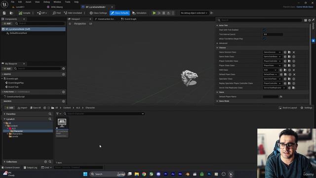 4. Режим игры и класс персонажа