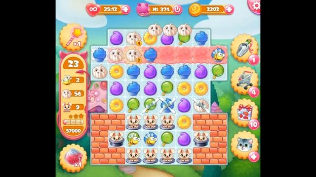 Малиновый джем как пройти сложный 374 уровень