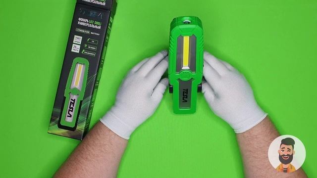 Аккумуляторный фонарь Тесла с powerbank, обзор Tesla LK2-300Li