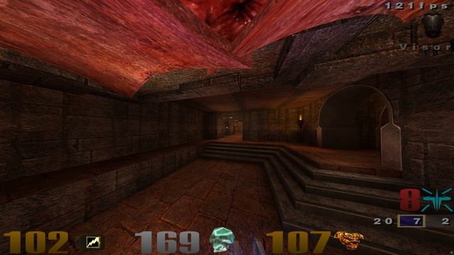 Quake 3 arena 4k, сложность крутой, прохождение DM13