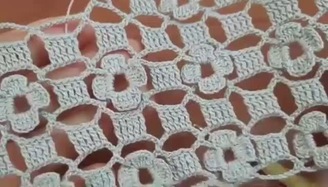 Красивый узор крючком - Вязание крючком