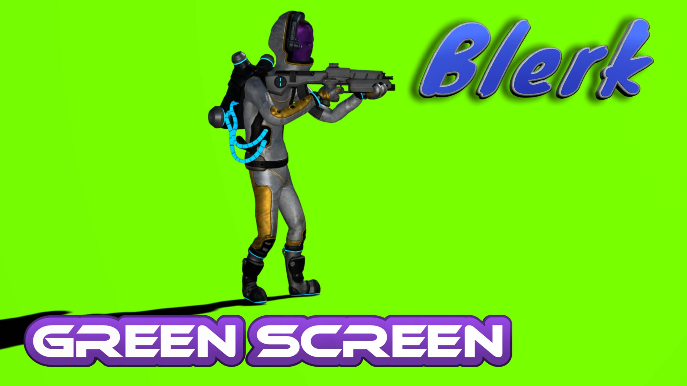 Green Screen - Блерк Инопланетянин (Blerk the Alien )