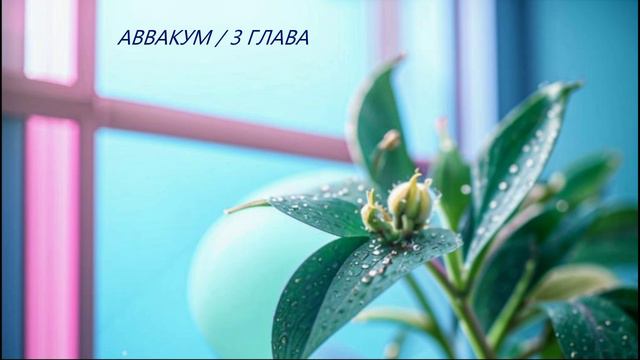 "Книга Пророка Аввакума" / 3 ГЛАВА