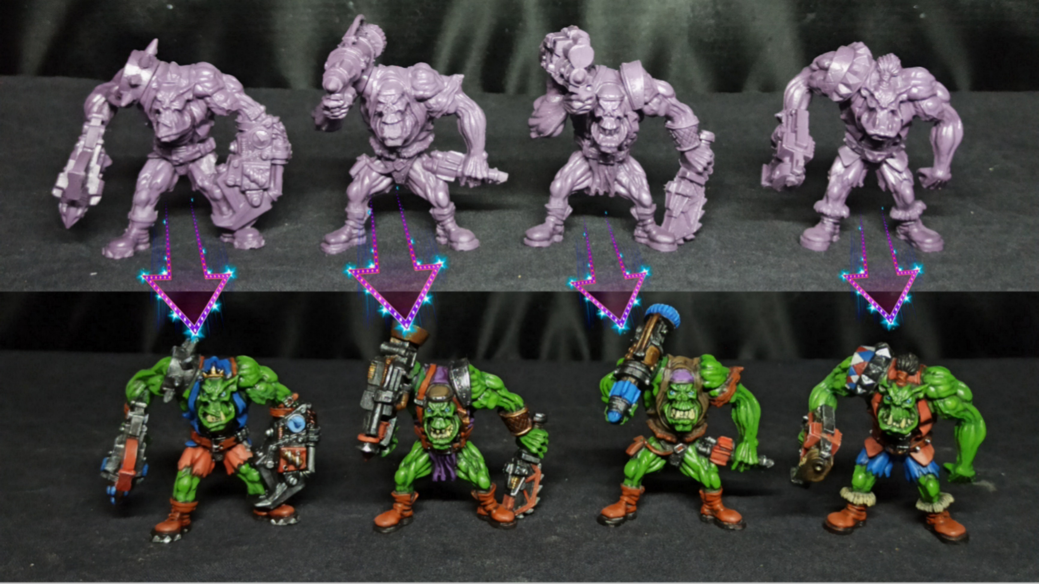 Бригада Гуглук из серии Битвы Fantasy. Солдатики от Технолога. Обзор и покрас.