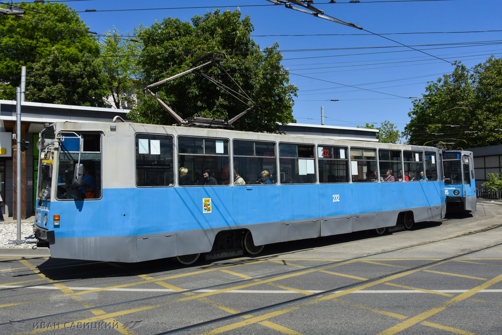 Краснодарский трамвай-в сумерках лучше