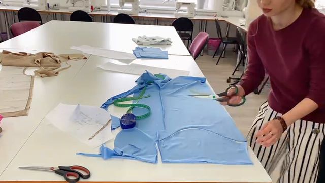 Репортаж с мастер-класса "Базовая футболка"