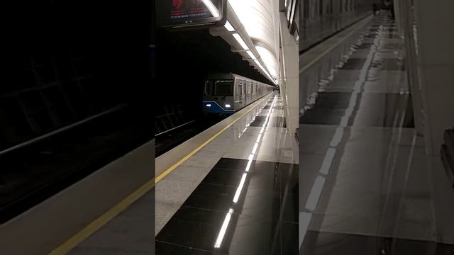 Прибытие поезда. Савёловская. 10 марта 2019