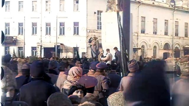 2 февраля 1919 г. Памятник голове Дантона.