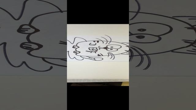 Рисуем котика на лужайке?