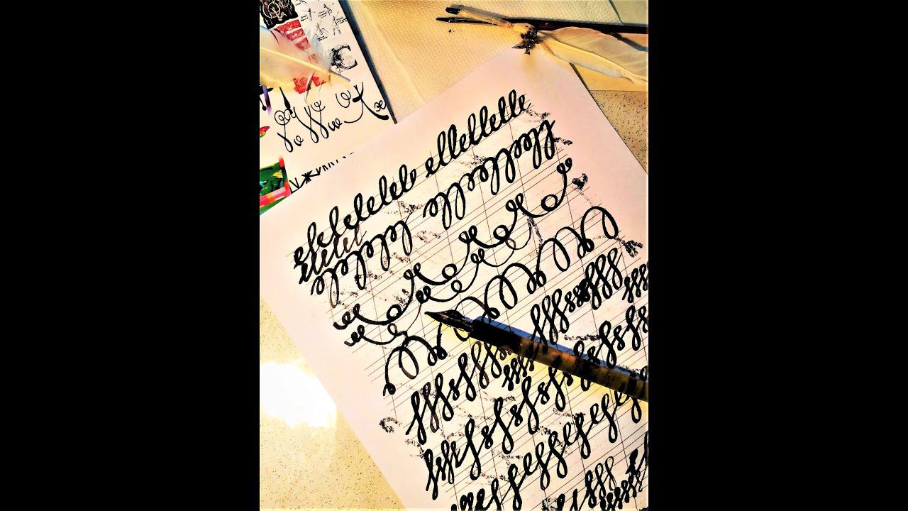 calligraphy lettering exercises for writing, hand development writing  улучшения почерка муз колорит