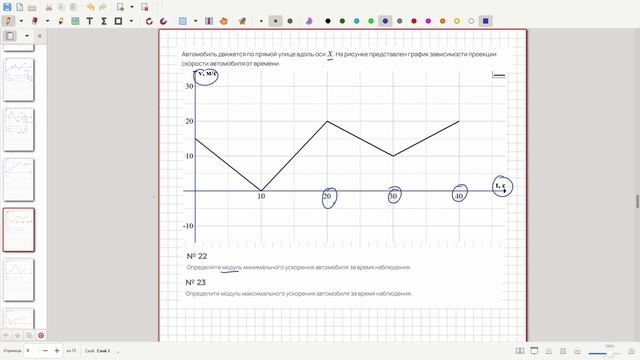 Практика №5. Равноускоренное прямолинейное движение. Графики. Разбор задач.