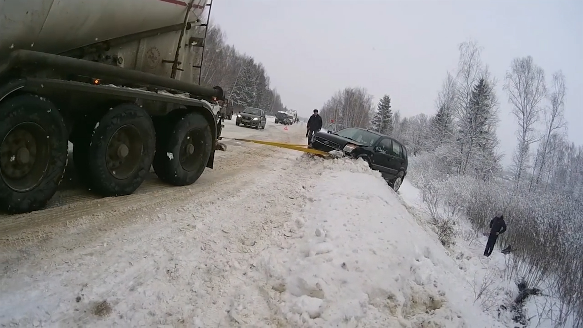 Зимние вылеты с дороги