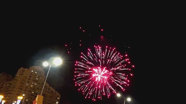 Салют 9 мая 2021г. в Белгороде.