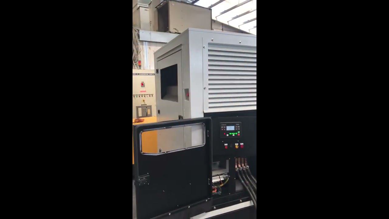 Тестирование под 100% нагрузкой ДГУ Green Power 400 кВА в кожухе