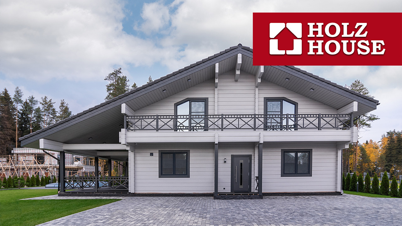 Дом из клееного бруса "Ривертон"