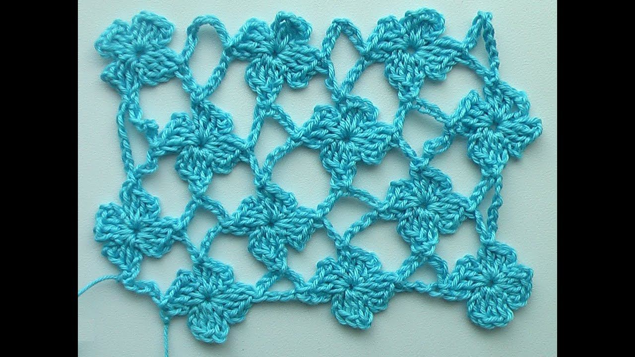 Безотрывное вязание мотивов