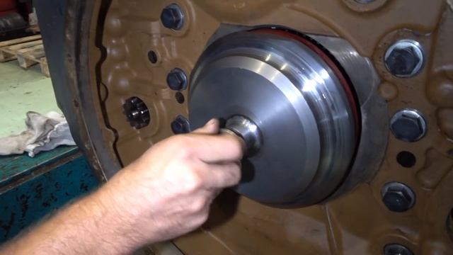 Новый токарный сериал_ Запрессовка заднего сальника 12ч