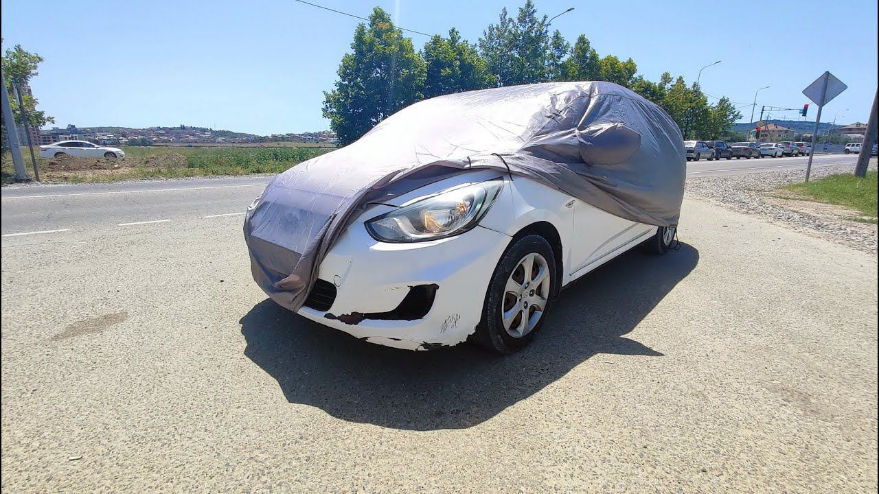 Защитный чехол для автомобиля Hyundai Solaris седан '2010-14