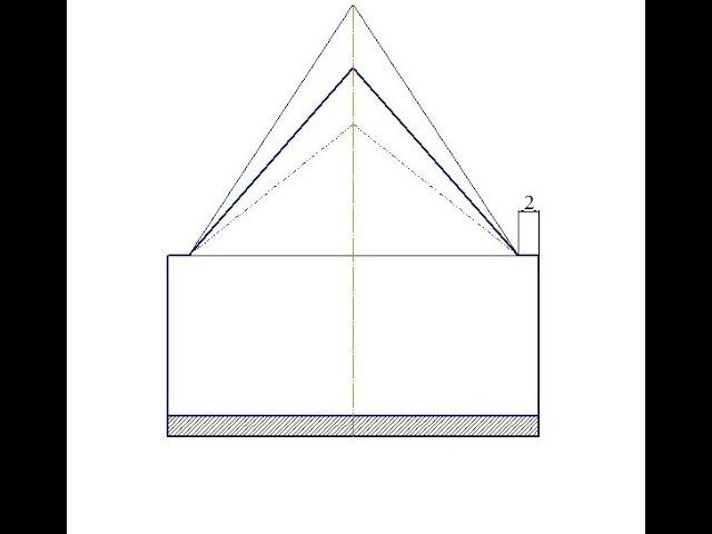 Построение выкройки шапочки буратино
