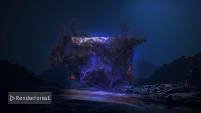 Заставка в стиле темной энергии