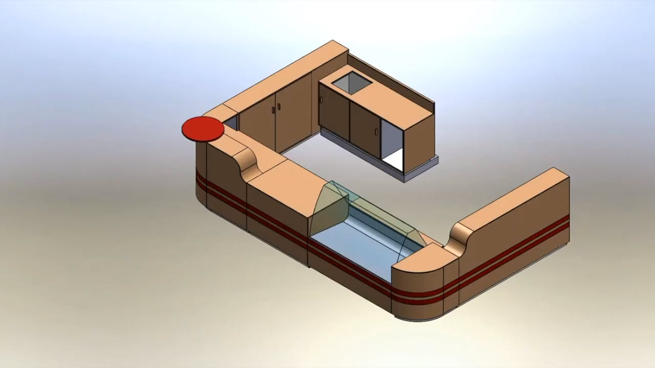 Проект 3D  торговое оборудование