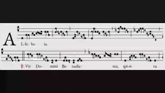 Alleluia Vir Domini Benedictus. Cum prosa