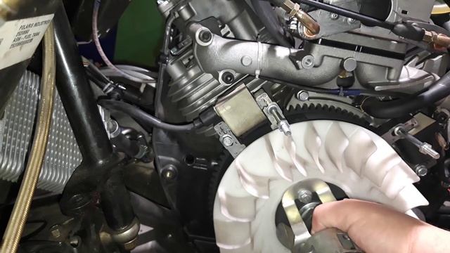 Лифан 2v80f -A проверка  опереженя зажигания. Фильм 14.