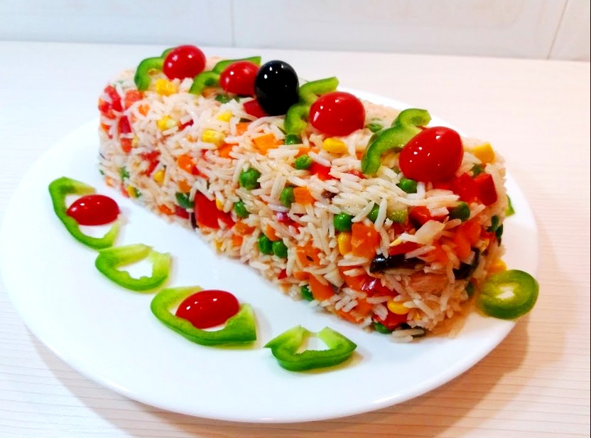 Вкусный салат на праздничный стол.