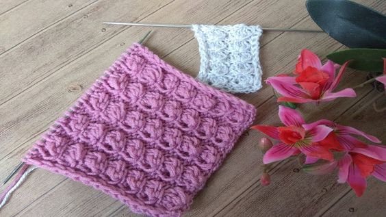 Красивый узор спицами АЖУРНЫЕ ДОРОЖКИ. Турецкий узор.