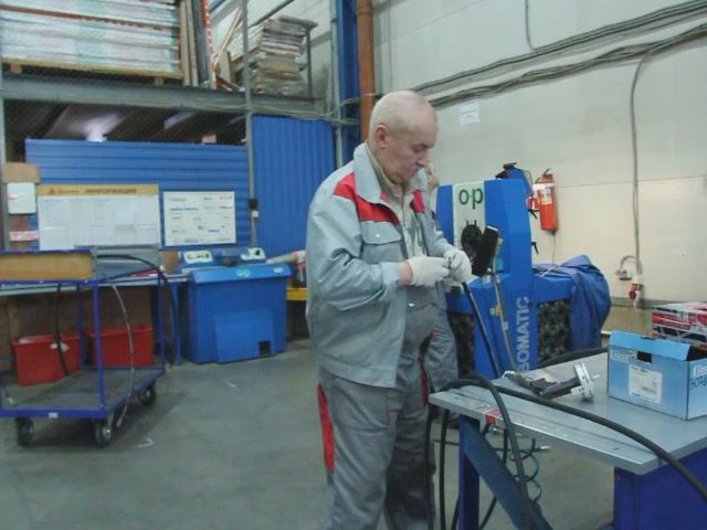 Продувка РВД после опрессовки