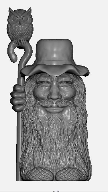 Лесовик. Модель для резьбы по дереву.