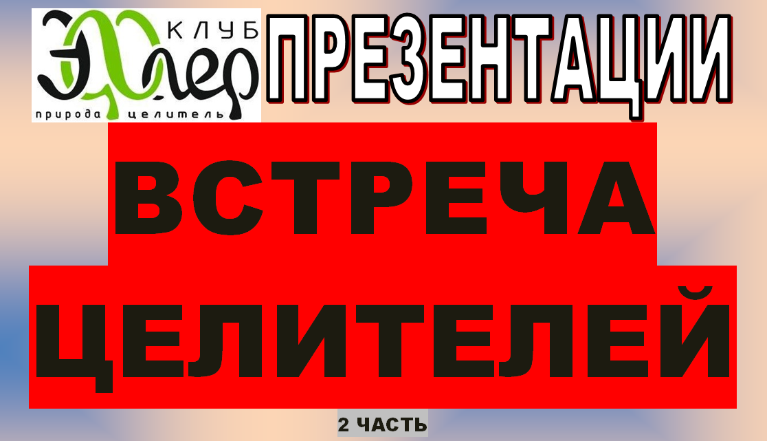 ВСТРЕЧА ЦЕЛИТЕЛЕЙ, 24-02-2019, 2 часть