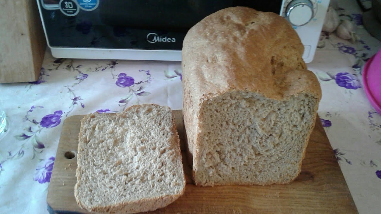 Пшенично-ржаной хлеб с солодом в хлебопечке.