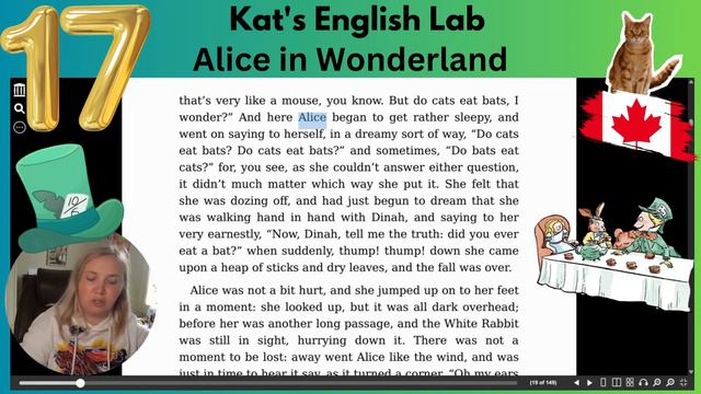 Alice in Wonderland.Алиса в стране чудес.№ 17. Произношение, интонация, грамматика английского языка