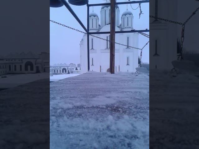 Колокольный звон благовест зима  30 декабря 2018