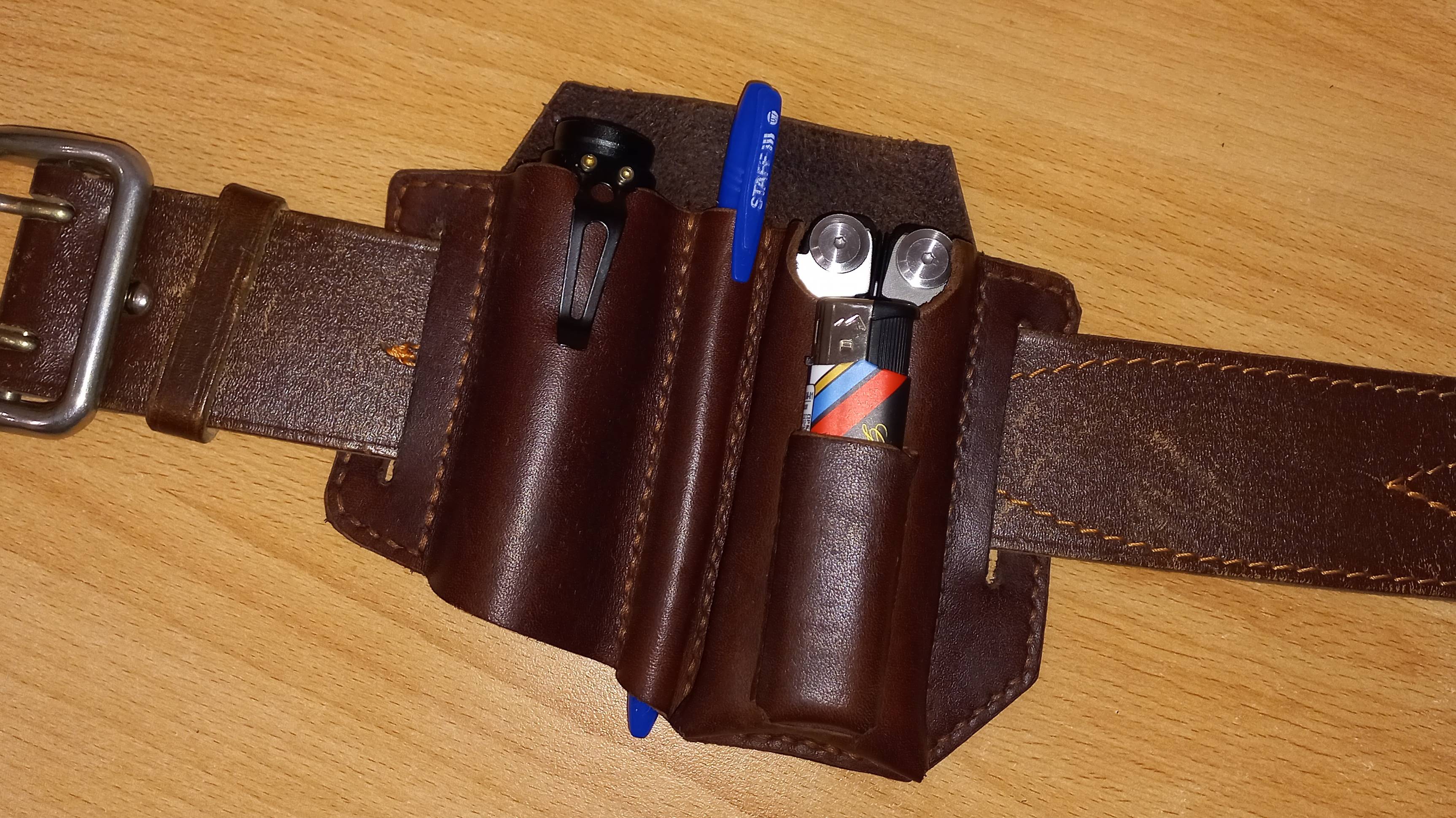 Чехол для мультитула и фонаря с ручкой. Case for multi tool and flashlight with pen. PDF