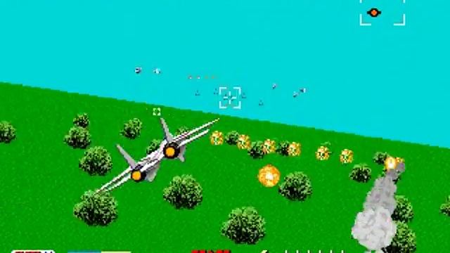 AFTER BURNER II, 1987, 1990 гг., Sega Mega Drive \ Genesis. Геймплей улетной аркады...