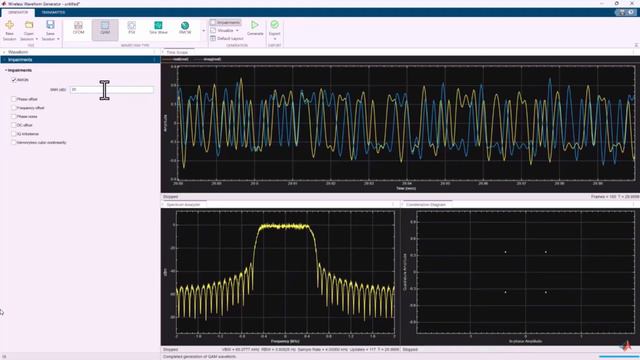 Интерактивное обучение цифровой модуляции с помощью MATLAB