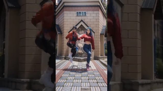 In a club shuffle dance ai animation #shorts #dance #shuffledance