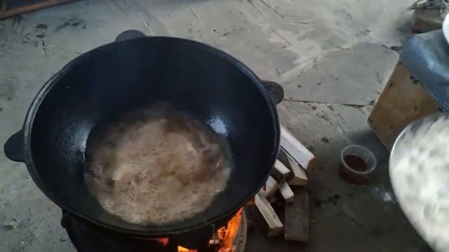 В гостях у Дунаевых. Жарим рыбу