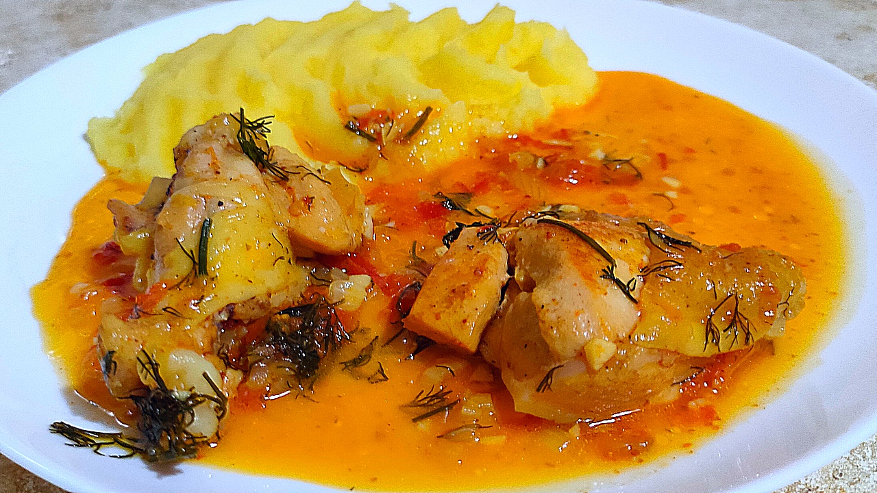 ВКУСНЫЙ УЖИН  ИЗ КУРИЦЫ🍗Ольгины Рецепты.