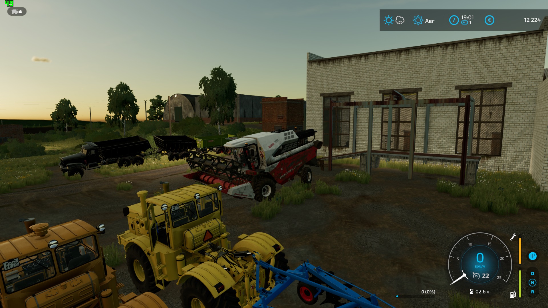 FS22 село Ягодное контракт на уборку канолв поле номер15